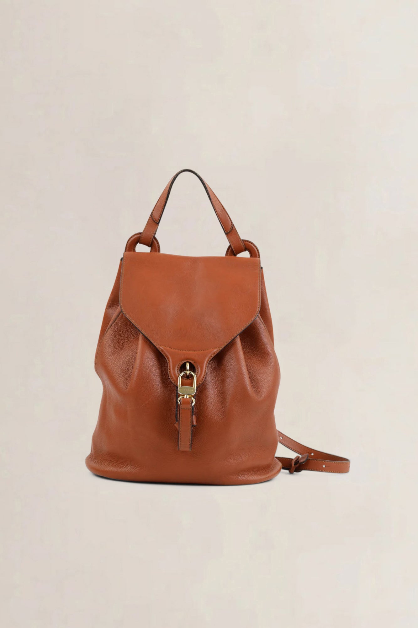 Delvaux Camel Soleil Backpack – Never Out of Style